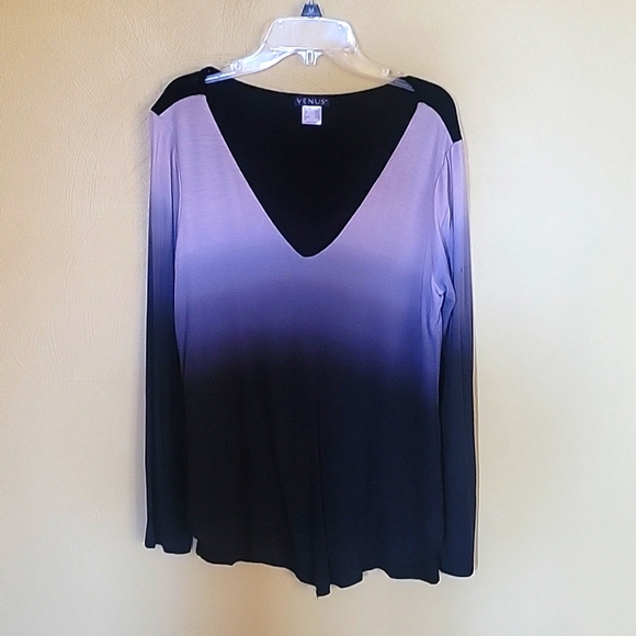 VENUS | Tops | Venus Ombre Long Sleeve Blouse | Poshmark